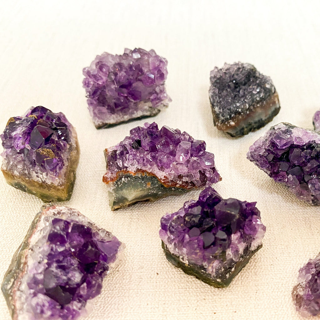 Mini Amethyst Clusters – Hoof & Paw